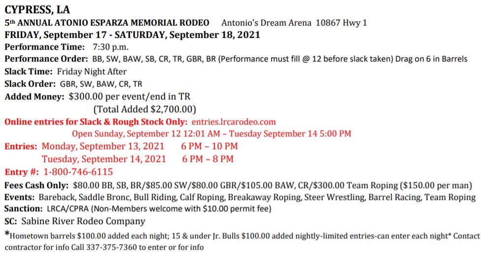 Louisiana Rodeo Cowboy Association
